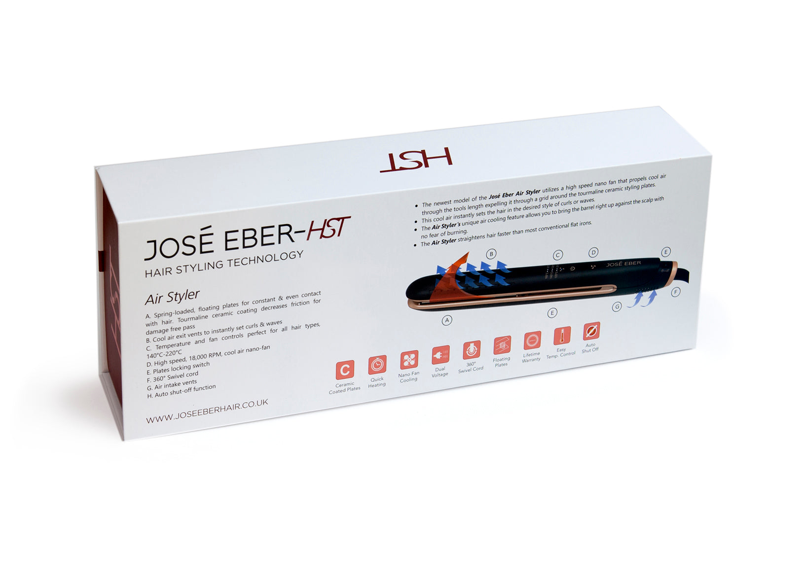 Jose Eber HST Airflow Flat Iron - Jose Eber Hair UK